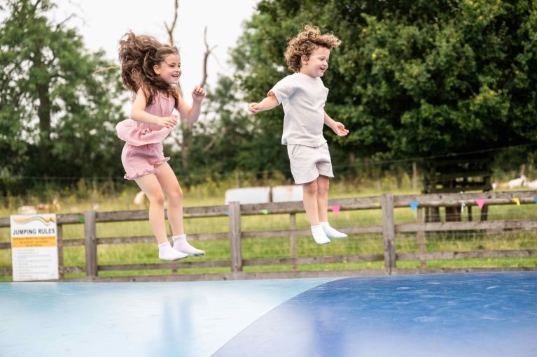 Jumping Pillows at Mead Open Farm | Outdoor Play | Things to Do